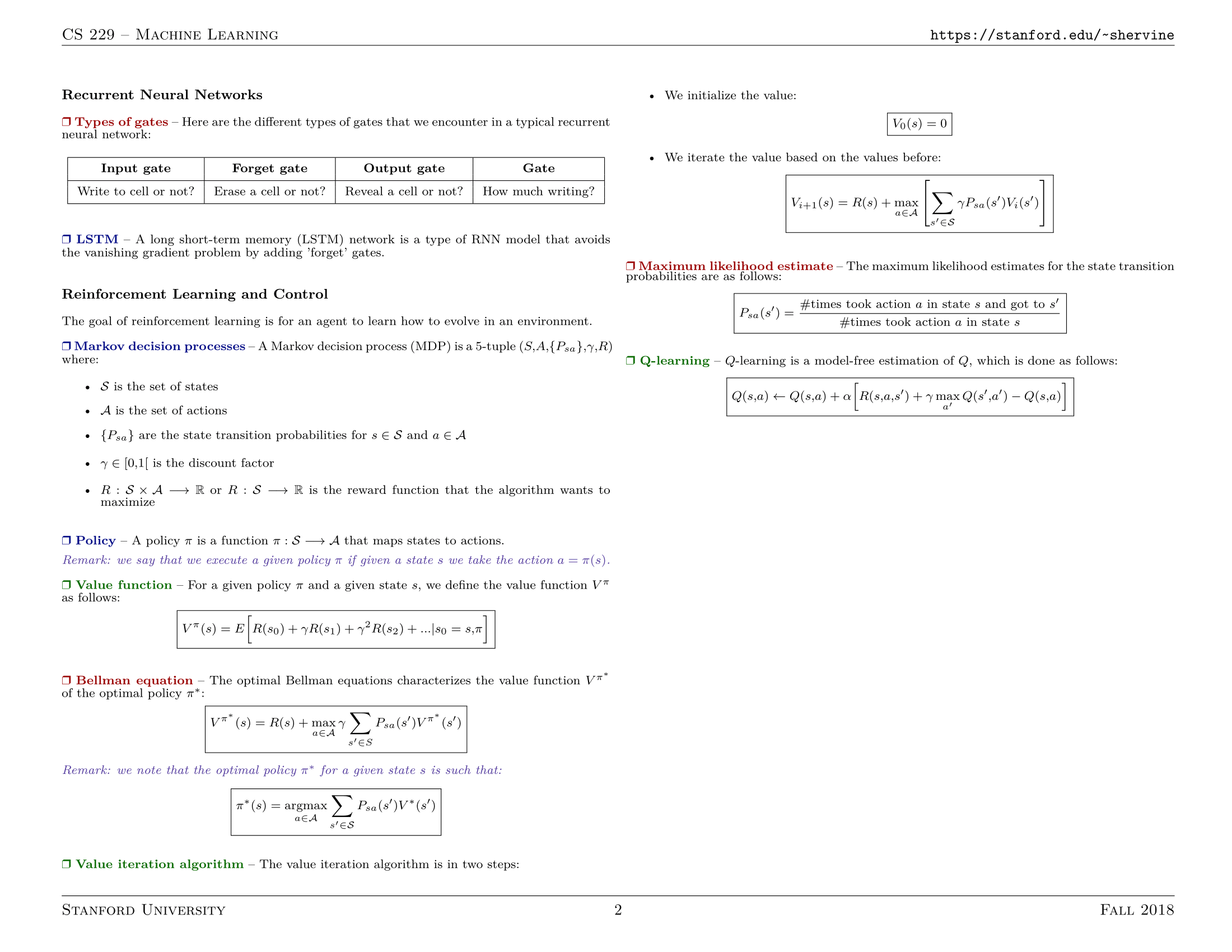 Deep Learning Cheat Sheet Globalsqa